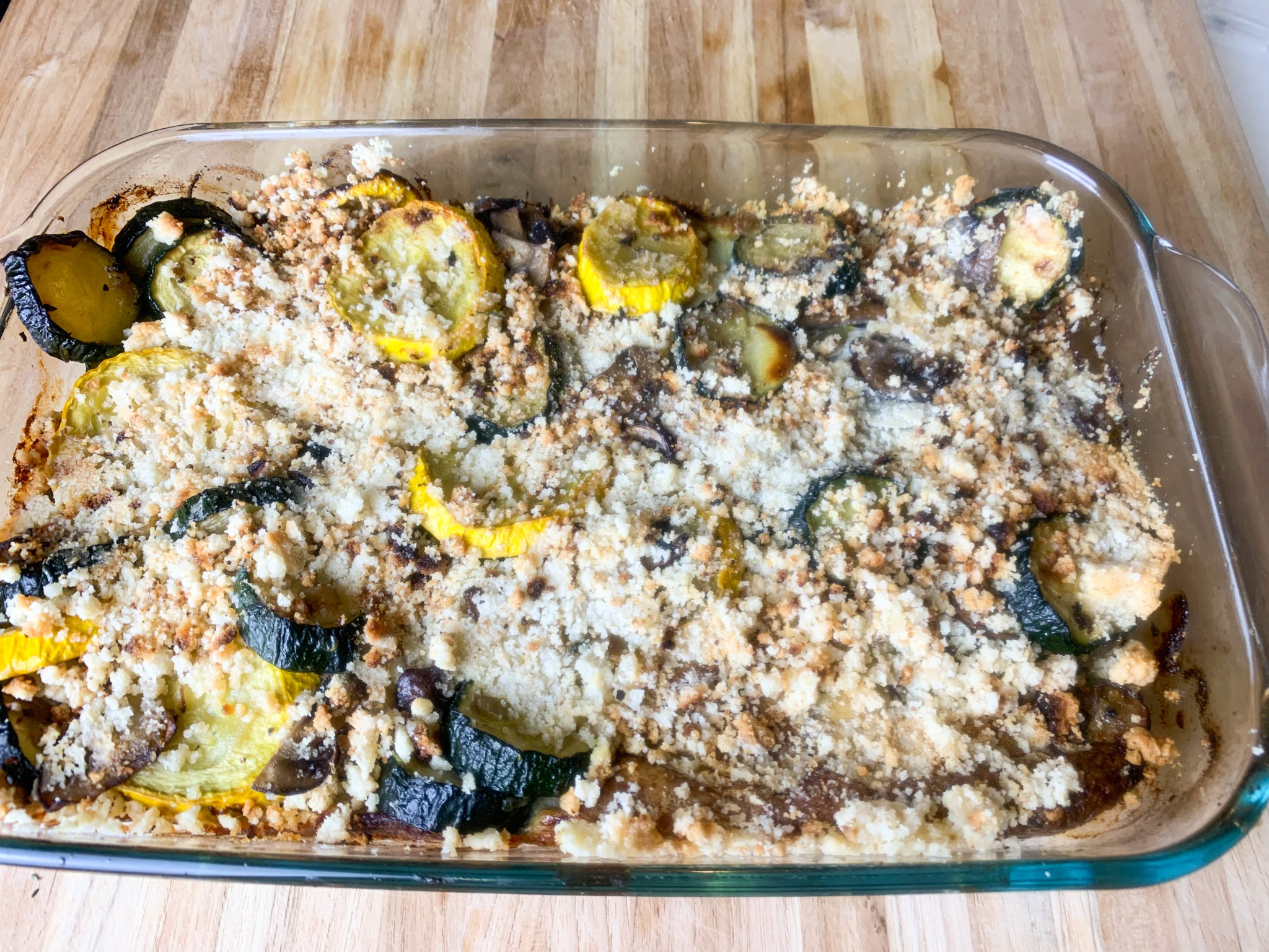 Squash, Mushroom, Protein Casserole - A Balanced You